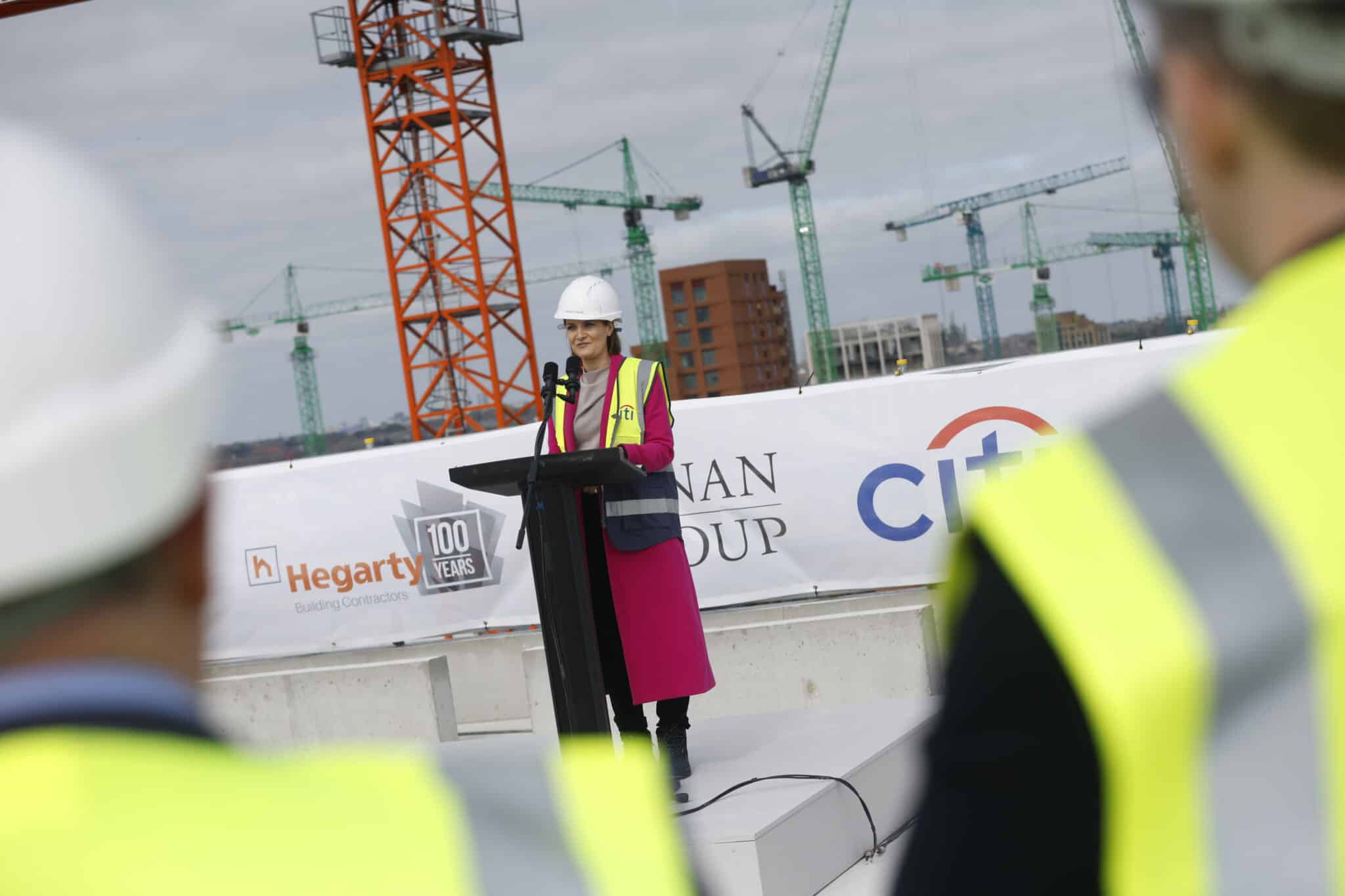 Citi Dublin HQ Topping-Out Ceremony Marks Milestone