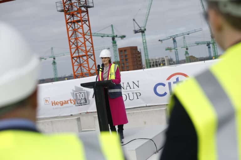 Citi Dublin HQ Topping-Out Ceremony Marks Milestone