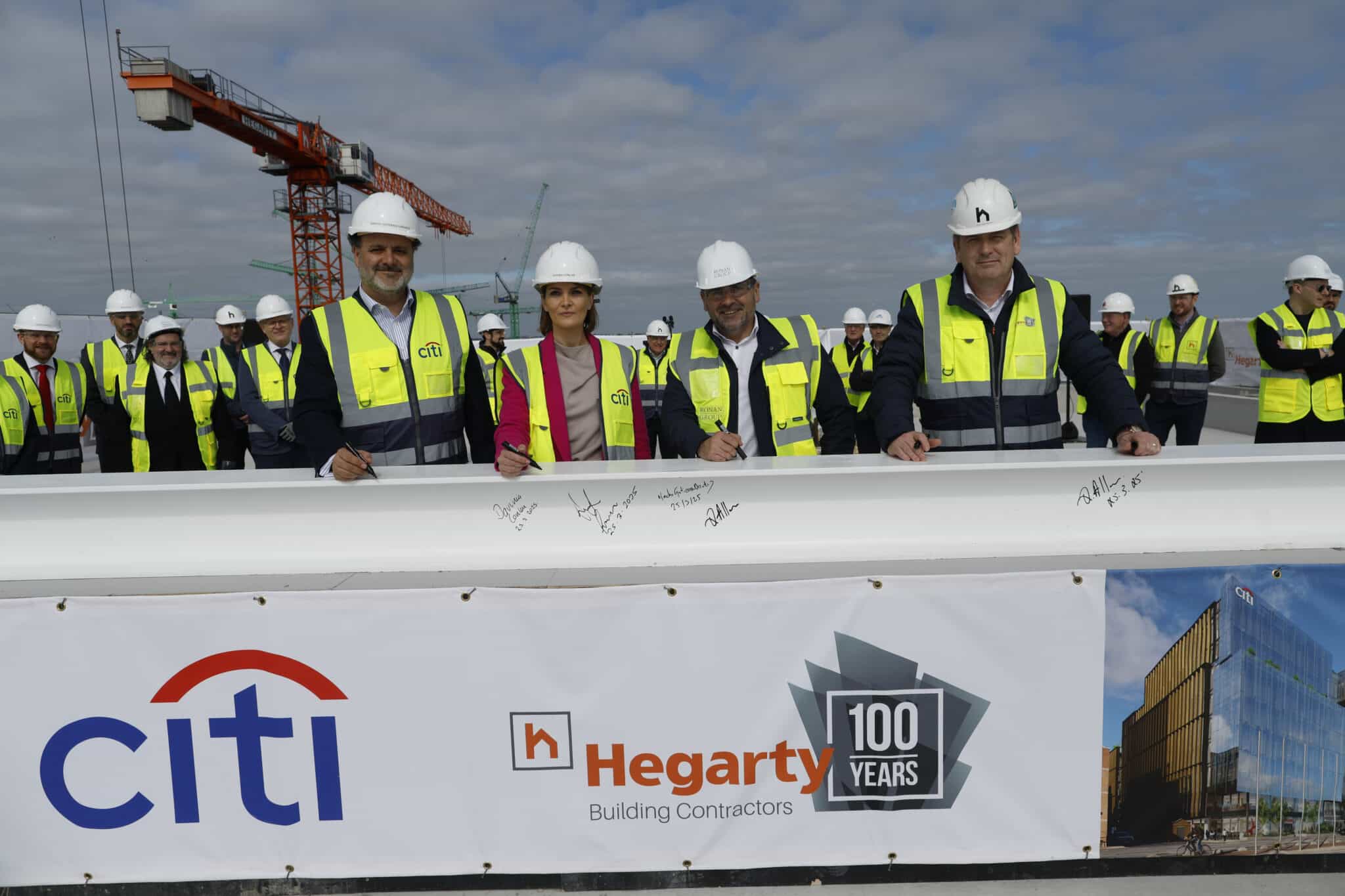 Citi Dublin HQ Topping-Out Ceremony Marks Milestone