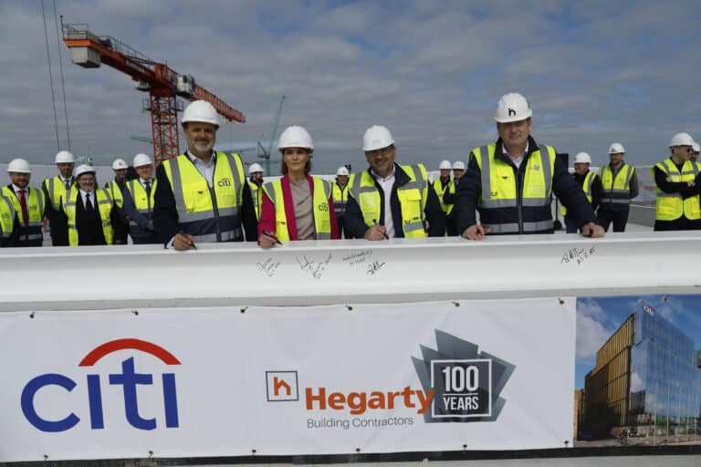 Citi Dublin HQ Topping-Out Ceremony Marks Milestone