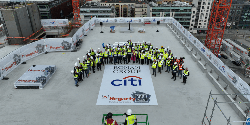 Citi Dublin HQ Topping-Out Ceremony Marks Milestone